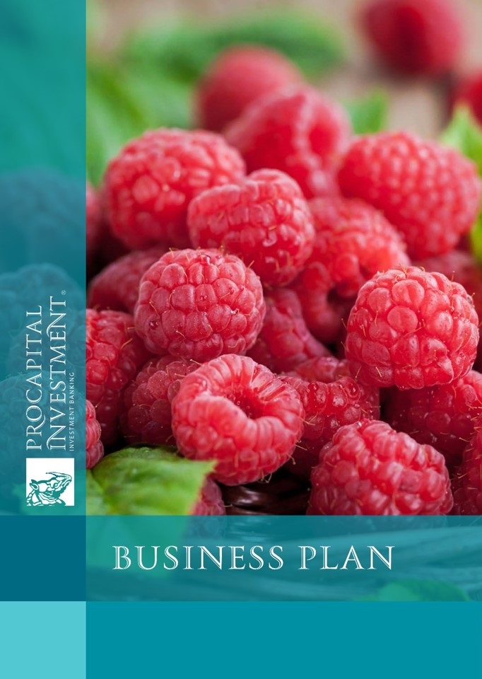 Business plan of the project for the cultivation of the raspberry and ...